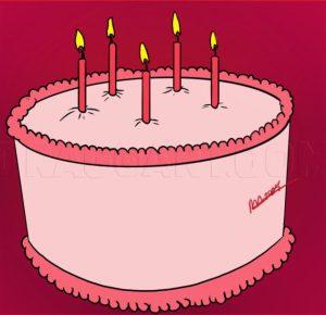 20 Easy Birthday Cake Drawing Ideas - How to Draw