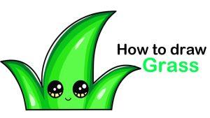 25 Easy Grass Drawing Ideas - How to Draw Grass - Blitsy