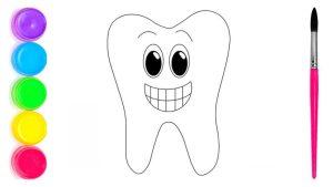 20 Easy Tooth Drawing Ideas - How to Draw a Tooth