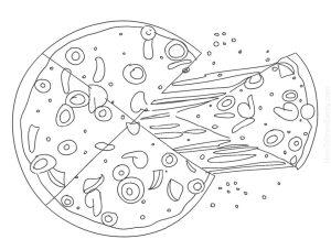 20 Easy Pizza Drawing Ideas - How to Draw a Pizza