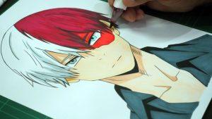 25 Easy Todoroki Drawing Ideas - How to Draw Todoroki