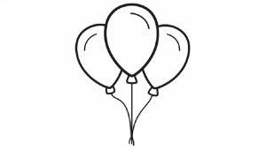 25 Easy Balloon Drawing Ideas - How to Draw Balloons