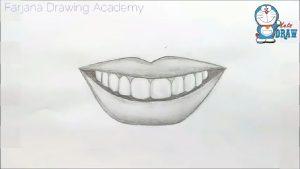 25 Easy Smile Drawing Ideas - Smile Drawing Reference
