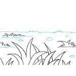 25 Easy Grass Drawing Ideas - How to Draw Grass - Blitsy