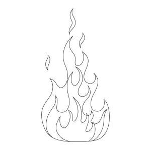 25 Easy Flames Drawing Ideas - How to Draw Flames