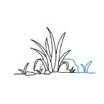 25 Easy Grass Drawing Ideas - How to Draw Grass - Blitsy