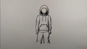 25 Easy Hoodie Drawing Ideas - How to Draw a Hoodie
