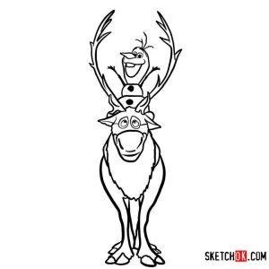 25 Easy Olaf Drawing Ideas - How to Draw Olaf