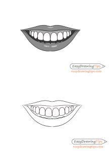 25 Easy Smile Drawing Ideas - Smile Drawing Reference