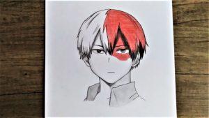 25 Easy Todoroki Drawing Ideas - How to Draw Todoroki