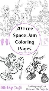 20 Free Space Jam Coloring Pages for Kids and Adults