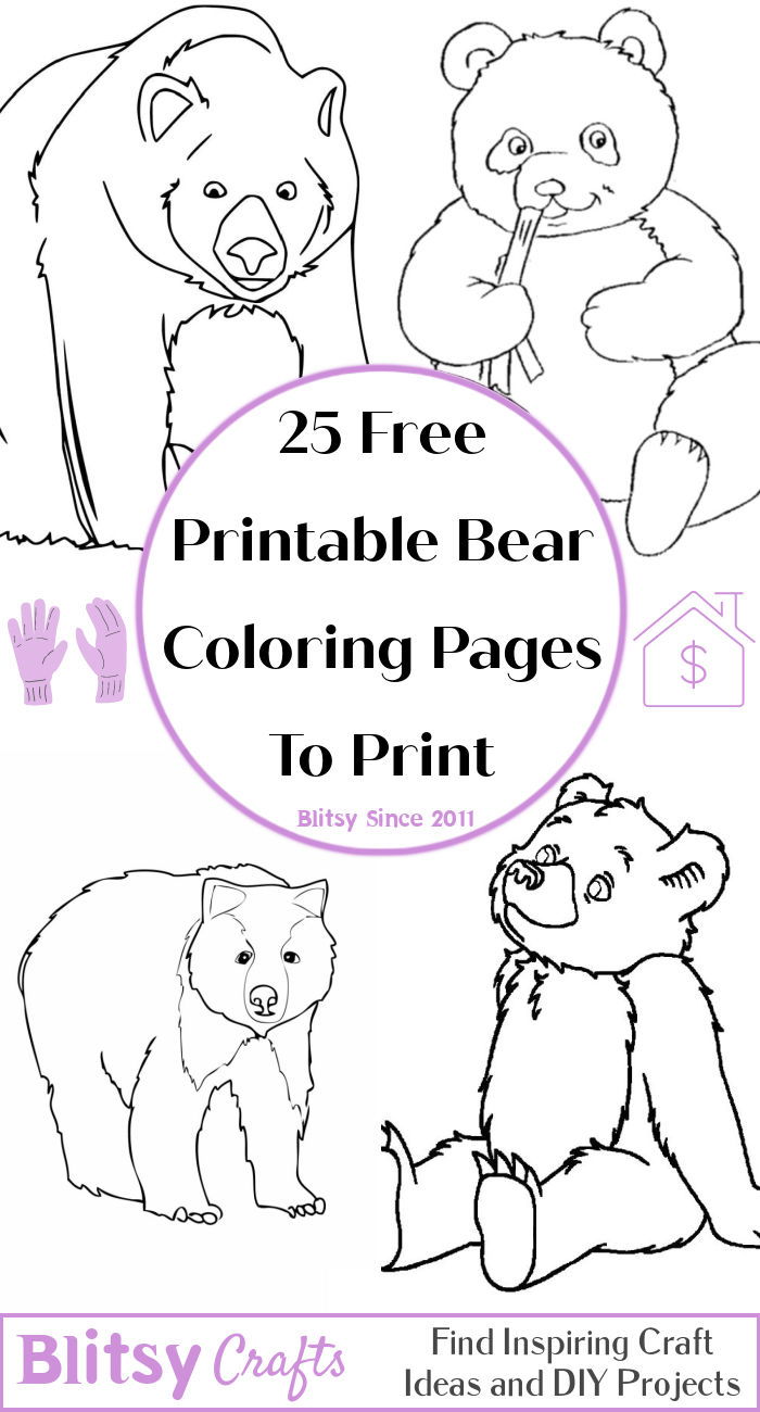 25 Free Bear Coloring Pages For Kids And Adults Blitsy 25 Free Bear Coloring Pages For Kids And Adults Blitsy