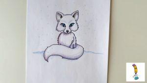25 Easy Arctic Fox Drawing Ideas - How to Draw