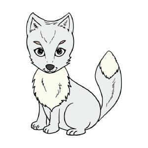25 Easy Arctic Fox Drawing Ideas - How to Draw