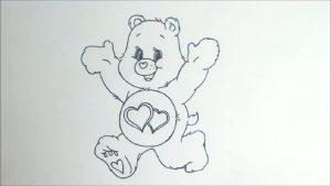 20 Easy Care Bear Drawing Ideas - Step By Step - Blitsy