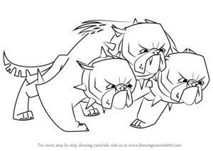 20 Easy Cerberus Drawing Ideas - How To Draw Cerberus