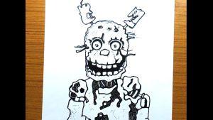 20 Easy Springtrap Drawing Ideas - How to Draw Springtrap