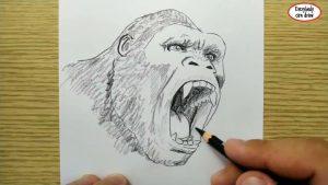 25 Easy King Kong Drawing Ideas - How to Draw