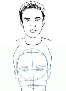 25 Easy Male Face Drawing Ideas - How to Draw