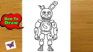 20 Easy Springtrap Drawing Ideas - How to Draw Springtrap