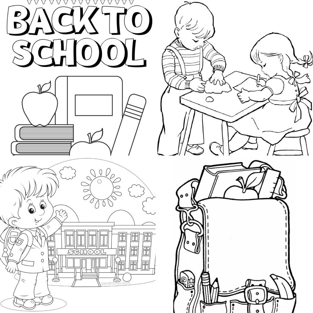 25 Free Back To School Coloring Pages For Kids And Adults