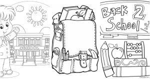 25 Free Back to School Coloring Pages for Kids and Adults