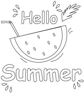 25 Free Summer Coloring Pages for Kids and Adults