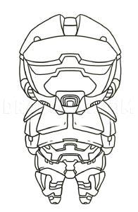 20 Master Chief Drawing Ideas - Draw Master Chief Halo