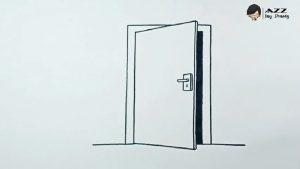 25 Easy Door Drawing Ideas - How to Draw a Door
