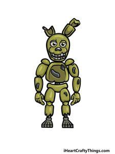 20 Easy Springtrap Drawing Ideas - How to Draw Springtrap