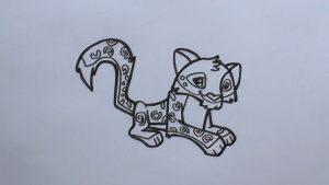 25 Easy Snow Leopard Drawing Ideas - How to Draw