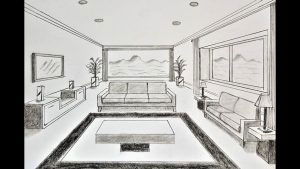 25 Easy Room Drawing Ideas - How to Draw a Room