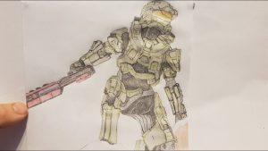 20 Master Chief Drawing Ideas - Draw Master Chief Halo