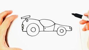 25 Easy Race Car Drawing Ideas - Draw a Race Car