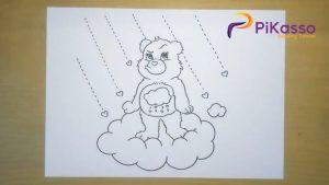20 Easy Care Bear Drawing Ideas - Step By Step - Blitsy