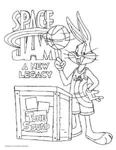 20 Free Space Jam Coloring Pages for Kids and Adults