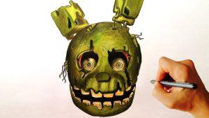 20 Easy Springtrap Drawing Ideas - How to Draw Springtrap