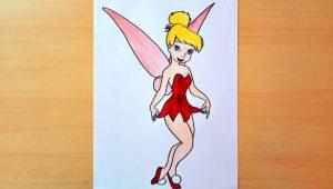25 Easy Tinkerbell Drawing Ideas - How to Draw Tinkerbell
