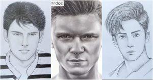 25 Easy Male Face Drawing Ideas - How to Draw