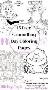 15 Free Groundhog Day Coloring Pages for Kids and Adults