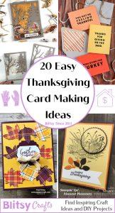 20 Homemade DIY Thanksgiving Cards To Make - Blitsy