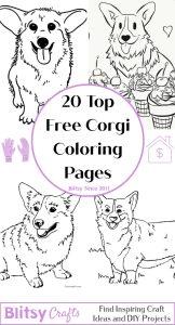 20 Cute Corgi Coloring Pages (Free Printable) - Blitsy
