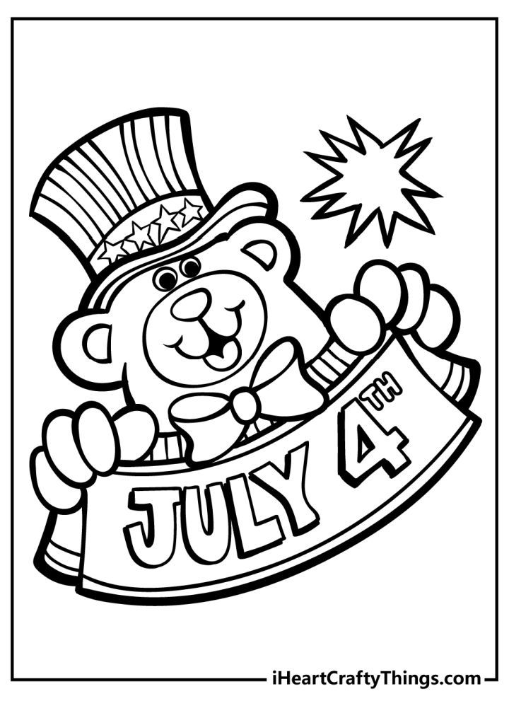 25 Free 4th Of July Coloring Pages For Kids And Adults