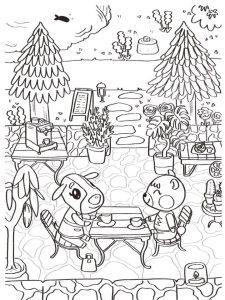 15 Free Animal Crossing Coloring Pages for Kids and Adults
