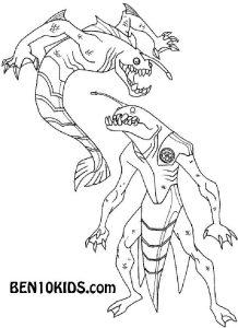 25 Free Ben 10 Coloring Pages for Kids and Adults