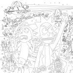 15 Free Rick and Morty Coloring Pages for Kids and Adults