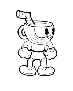 20 Free Cuphead Coloring Pages for Kids and Adults