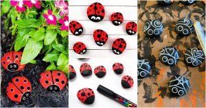 25 Fun and Easy Ladybug Rock Ideas - Blitsy