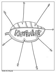 20 Free November Coloring Pages for Kids and Adults