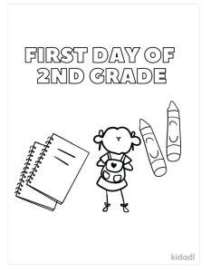 20 Free First Day of School Coloring Pages for Kids
